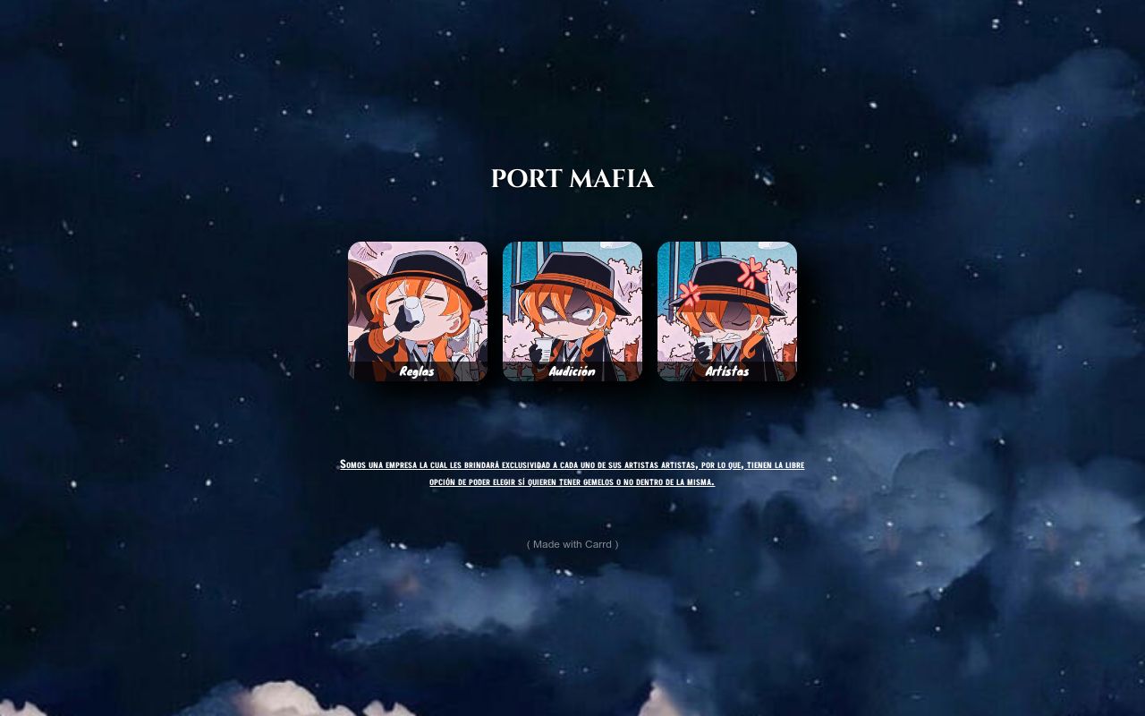 𝙋𝙊𝙍𝙏 ፨ 𝙈𝘼𝙁𝙄𝘼.